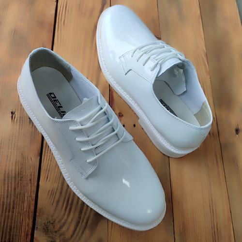 Promo Sepatu Pdh Model Jatah TNIPOLRI Putih delie/Sepatu pdu dinas ...