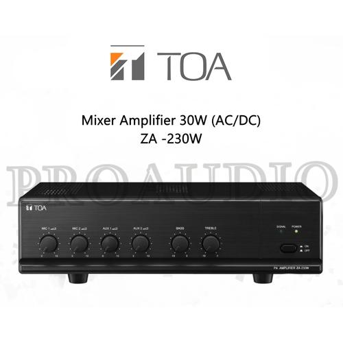 Jual MIXER AMPLIFIER TOA ZA-230 ZA230 ZA 230 POWER AMPLI 30 WATT ORIGINAL - Kota Medan ...