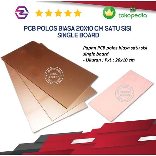 Jual Papan PCB polos biasa 20x10 cm satu sisi single board - Kab ...