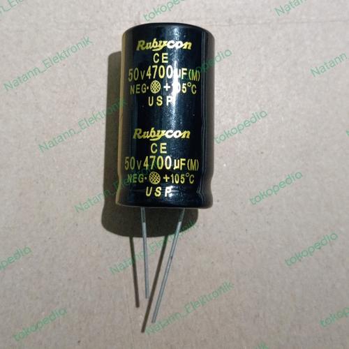 Jual 4088 kapasitor elco elko 4700uf 4700 uf 50v 50volt 50 volt rubycon - Jakarta Barat - MASTER ...