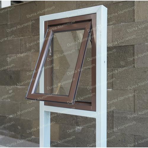 Jual Jendela Bovenli Aluminium Bouven Bouvenlight L60 x T60 - Cokelat ...