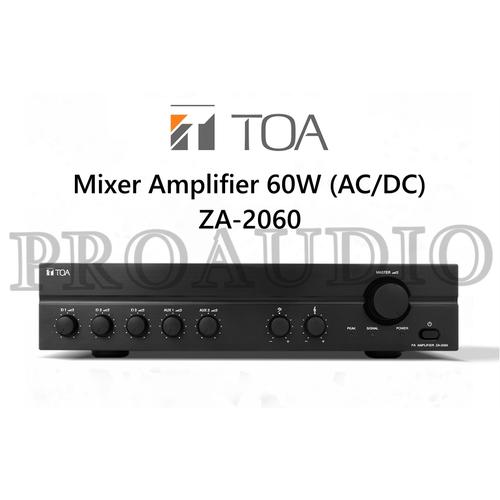 Jual MIXER AMPLIFIER TOA MODEL ZA-2060 ZA2060 ZA 2060 POWER AMPLI ...