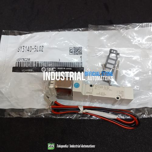 Jual SMC SY3140-5LOZ (24V DC) Solenoid Valve Base Mounted Series SY3000 ...