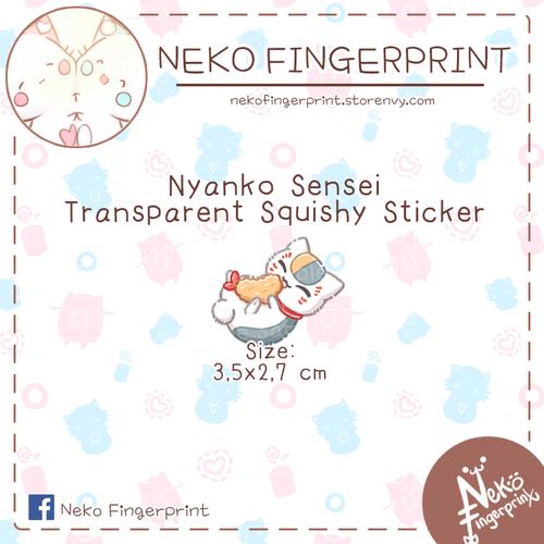 Jual Nyanko Sensei Transparent Squishy Sticker - Jakarta Barat - Neko ...