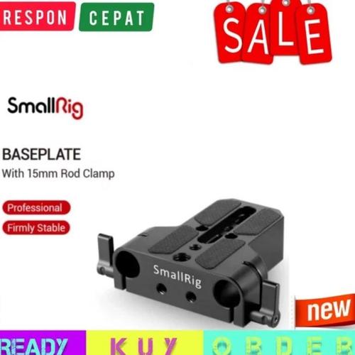 Jual SmallRig Base Plate Mount Dual 15mm Rod Clamp Rig Pelat Dudukan ...