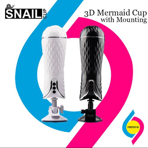 Jual Snail Cup 3D Mermaid Mounting Vibrate Sound Alat Bantu Seksual ...