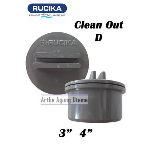 Jual Sambungan / Fitting Pipa PVC Rucika Clean Out ( D ) - Clean Out 3 ...