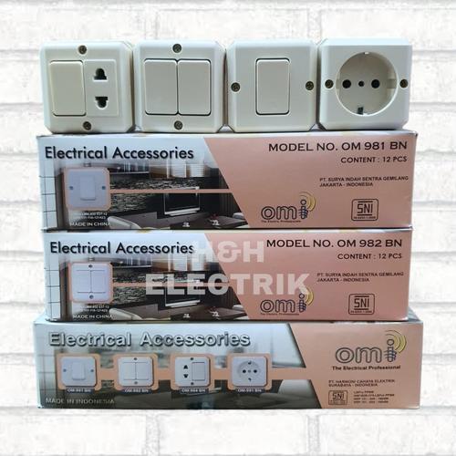 Jual Saklar Tempel OB Outbow Engkel Seri Engkel stop Kontak - SERI ...