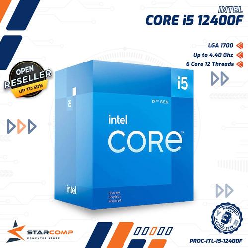 Promo Intel Core i5 12400F Box 4.4Ghz INTEL GEN 12th LGA1700 Alder Lake ...