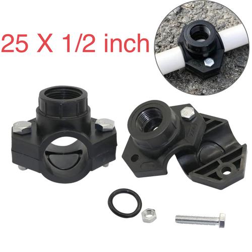 Jual Klem Sadel Clamp Saddle 25 mm X 1/2” 25mm to 1/2 inch Female ...