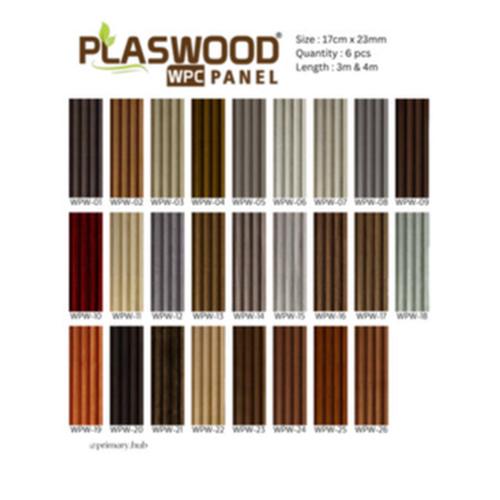 Jual WPC PLASWOOD / WALL PANEL / Wood Plastic Composite / PANEL KISI ...
