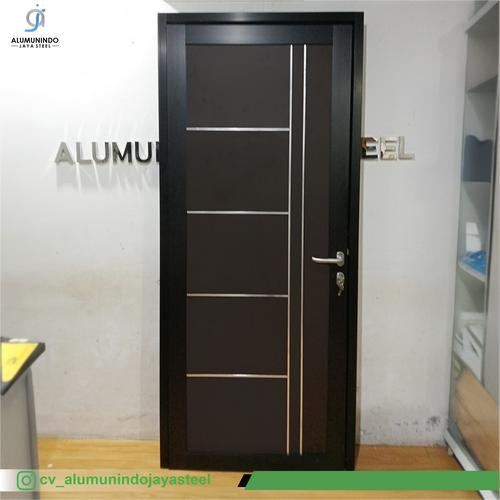 Jual Pintu Aluminium HPL Kusen Aluminium Forta - Cokelat, 90x210 - Kota ...