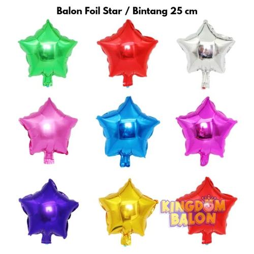 Jual Balon Foil Star Mini / Balon Bintang Kecil / Balon Bintang Mini ...