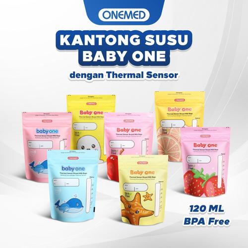 Jual Kantong ASI Kantong Susu Baby One Breastmilk Bag 120ml Box 30pcs ...