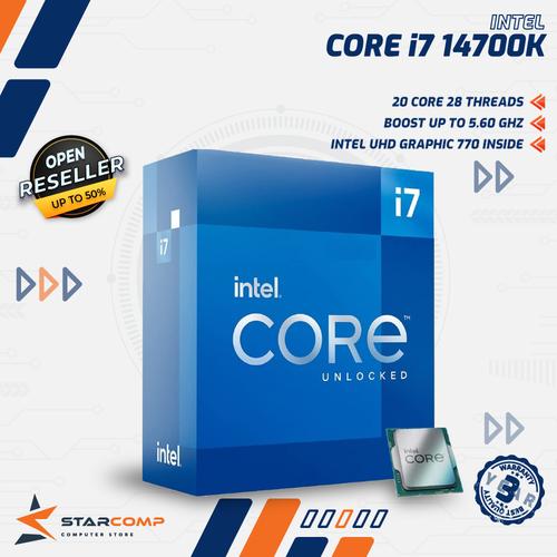 Promo INTEL CORE i7 14700K Box 5.6Ghz 20 Core 28 Threads LGA1700 Gen ...