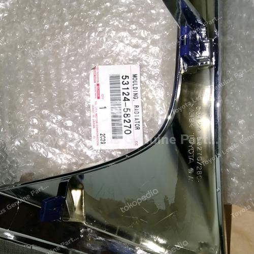 Jual Garnish chrome bumper grill radiator kiri Alphard Vellfire 2018 ...