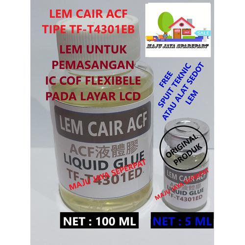 Jual LEM CAIR ATAU LEM ACF COF KE PANEL LCD TV MONITOR HP TABLET - 5ml ...