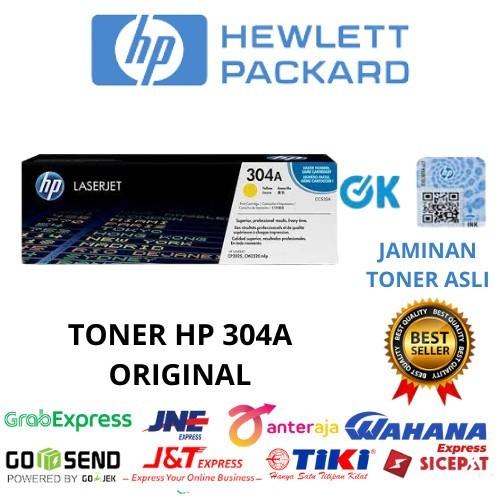 Promo Toner HP LaserJet 304A Yellow (CC532A) Original Cartridge ...