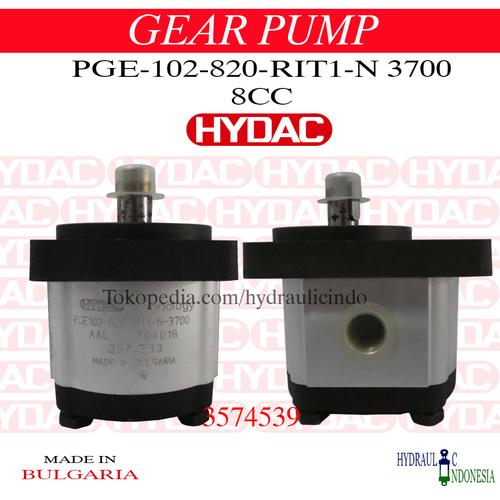 Jual Gear Pump HYDAC 8CC PGE-102-820-RIT1-N 3700 3574539 Pump Hydraulic ...