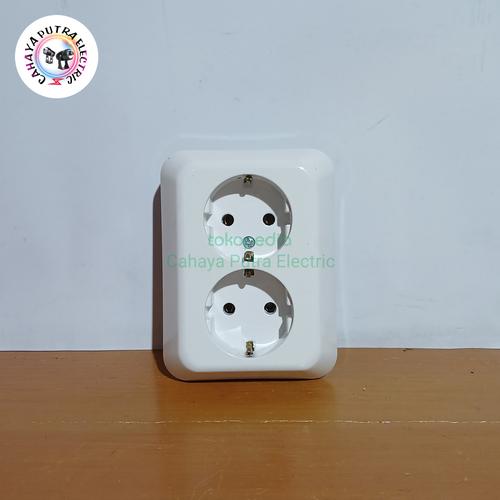 Jual Stop kontak IB broco 2 lubang / stop kontak double broco - Kab ...