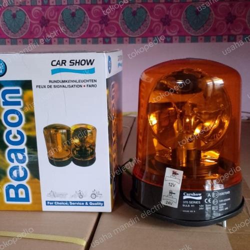 Jual BEACON HALOGEN ROTATING WARNING LIGHT 12-24V DC, AMBER - Jakarta ...