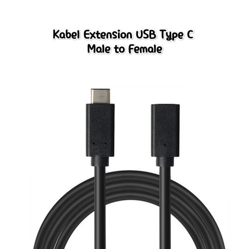 Jual Kabel Extension USB Type C Male to Female Kabel Sambungan - Kota ...