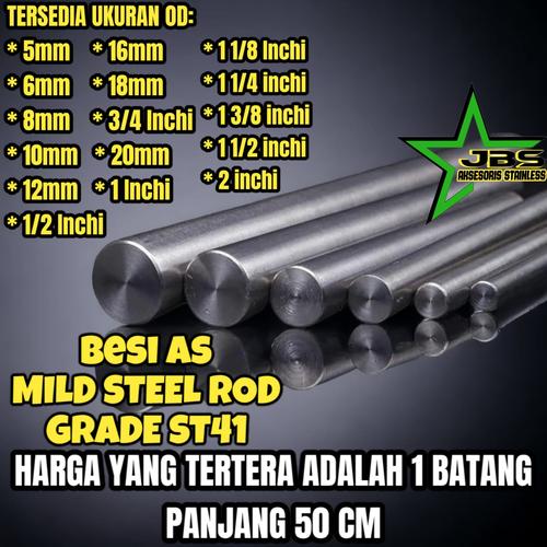 Promo BESI AS ST41 | AS SS 400 | MILD STEEL GRADE ST41 - 13/8" | 2 ...
