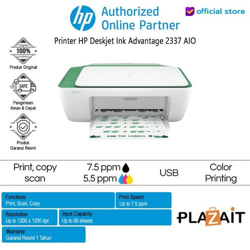 Promo Printer HP Deskjet Ink Advantage 2337 AIO Original & Baru - 2337 ...