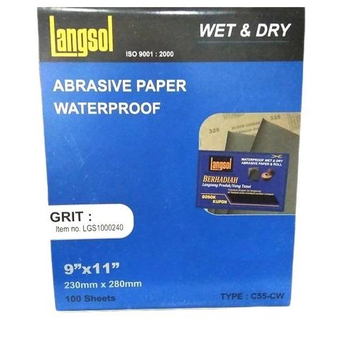 Jual Langsol Abrasive Paper Waterproof / Amplas Kertas - #220 - Jakarta ...