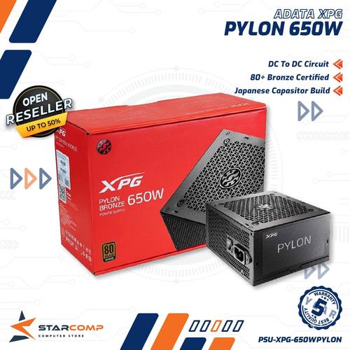 Promo ADATA XPG Pylon 650 Watt 80+ Bronze Power Supply 650W Cicil 0% 3x ...