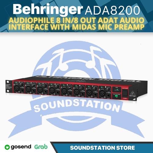 Promo BEHRINGER ADA8200 ADA 8200 Audio Interface with Midas Mic Preamps ...