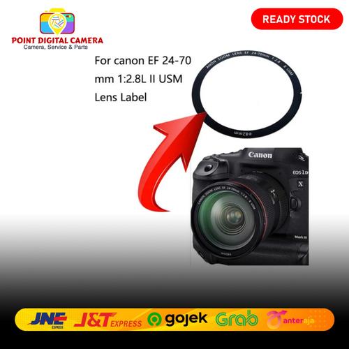 Jual Stiker Name Plate Canon 24-70mm 1:2.8 L II USM - Jakarta Barat ...