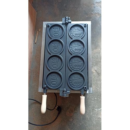 Jual Wintech WTH-SZTM-4C Waffle Coin Baker Mesin Pembuat Waffle Bentuk ...