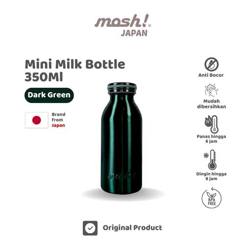 Promo MOSH MILK BOTTLE DARK GREEN- Botol Minum Stainless Steel 350ML ...