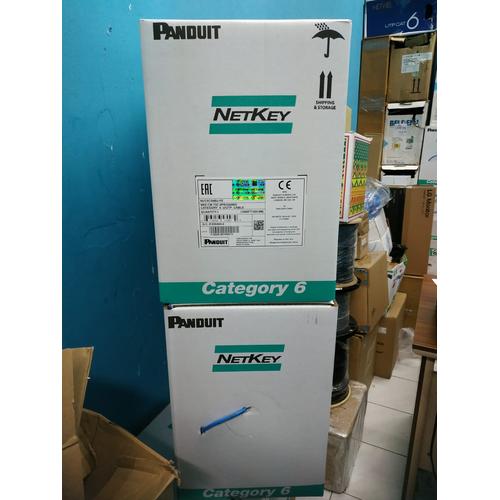 Jual PANDUIT NetKey Cat6 / Kabel UTP Cat 6 / Kabel Lan Cat6 305m - Biru ...