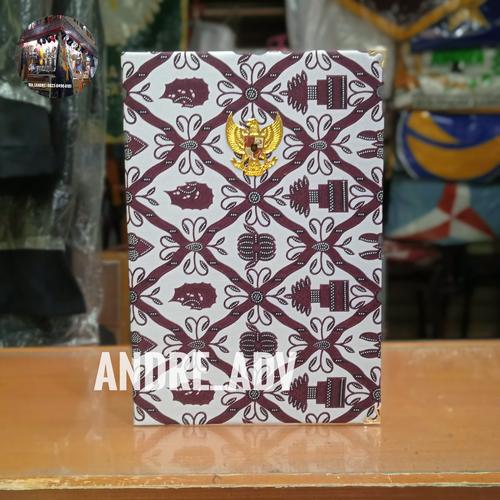 Jual map kantor motif batik garuda coating ready stock - Jakarta Pusat ...