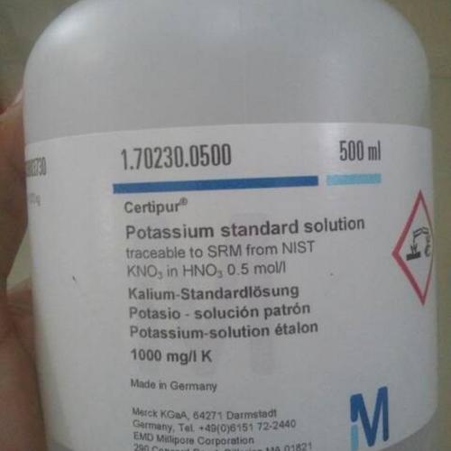 Jual Potassium standard Solution Cap.500gr /MERCK 1.70230.0500 ...