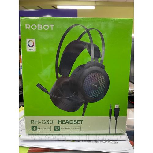 Jual ROBOT RH-G30 Gaming Headset RGB Light Effect with 360 Mic - Kota ...