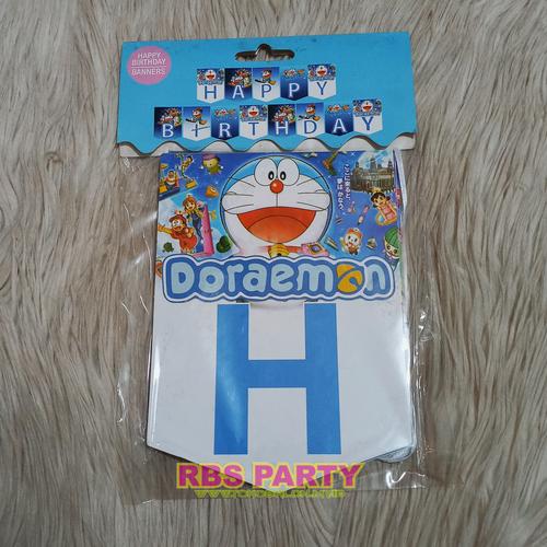 Jual Banner Happy Birthday Karakter Doraemon - Kota Bekasi - decorasi ...