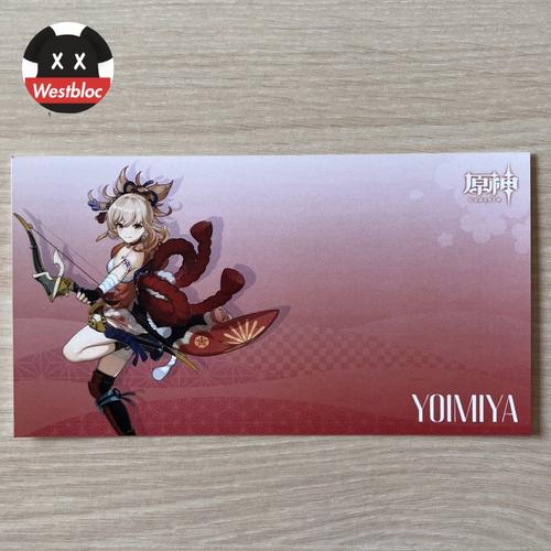 Jual Yoimiya Genshin Impact Postcard Japan Mihoyo - Honkai Star Rail ...