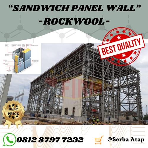 Jual Sandwich Panel Rockwool Wall/Dinding Color Standar / Color PVDF ...