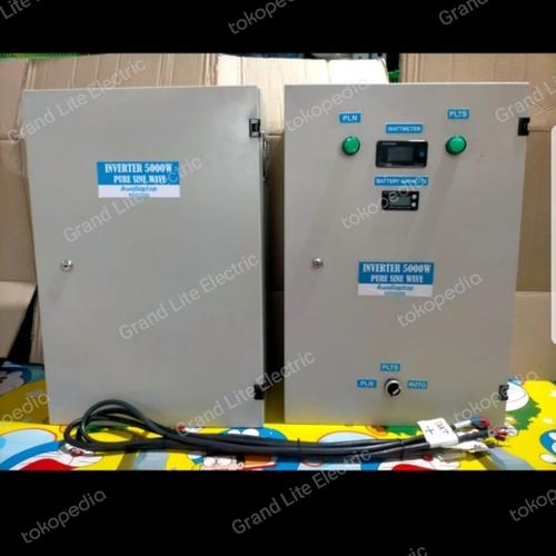 Jual Box Panel PLTS Ultimate MPPT 120A Inverter 5000W PSW With ATS ...