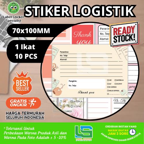 Jual Stiker Label pengiriman Alamat paket Online shop/ olshop - 05 ...