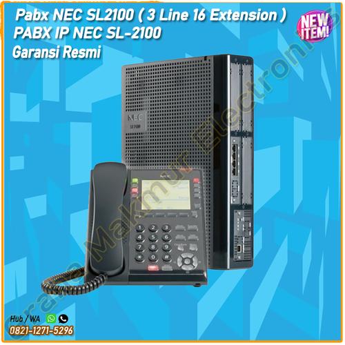 Jual Pabx NEC SL2100 ( 3 Line 16 Extension ) PABX IP NEC SL-2100 - Jakarta Barat - Graha Makmur ...