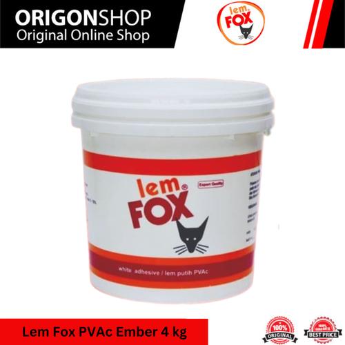Jual Lem Fox PVAc Ember 4kg / Lem Putih ORIGINAL - Jakarta Barat ...