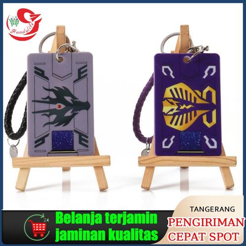 Jual Kamen Rider Ryuga Ouja Ryuki Knight Cards Holder Keychain Pendant ...