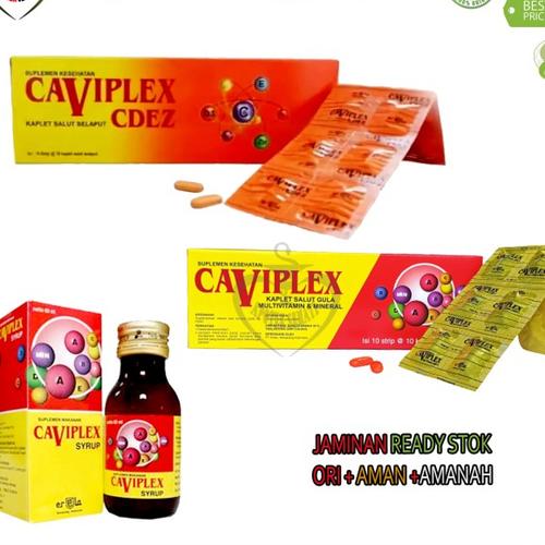 Promo Caviplex Tablet Multivitamin Dewasa per Strip - Caviplex Sirup ...