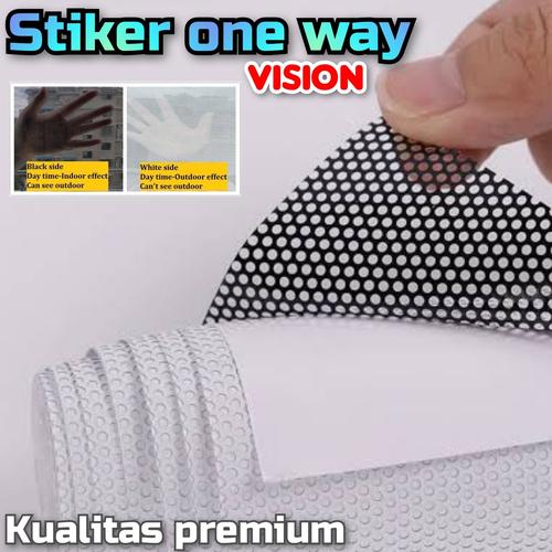 Jual stiker one way vision isi 50 meter - stiker kaca bolong bolong - Kota Bekasi - DecoROZZtion ...