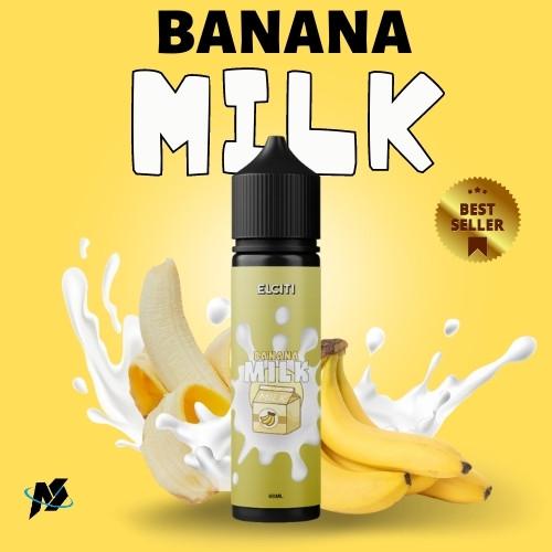 Jual Botol plastik isi liquid 60ml Elciti Banana Milk freebased bukan ...