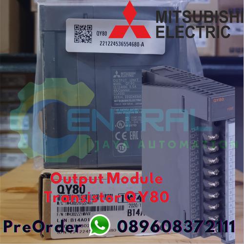 Jual Mitsubishi | PLC | QY80 | DC Output Module Unit 24 V DC; 16 Outputs - Jakarta Utara ...